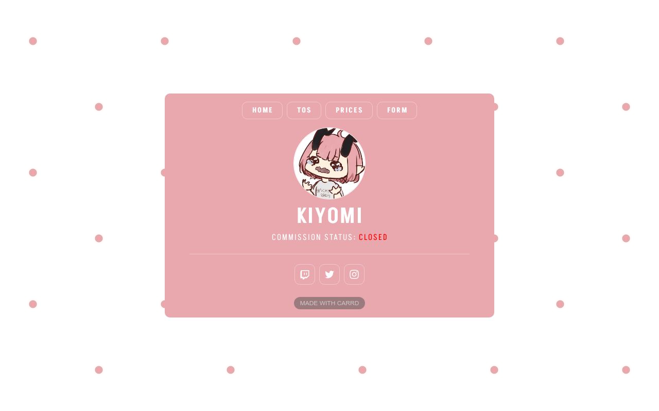 Kiyomi Commissions